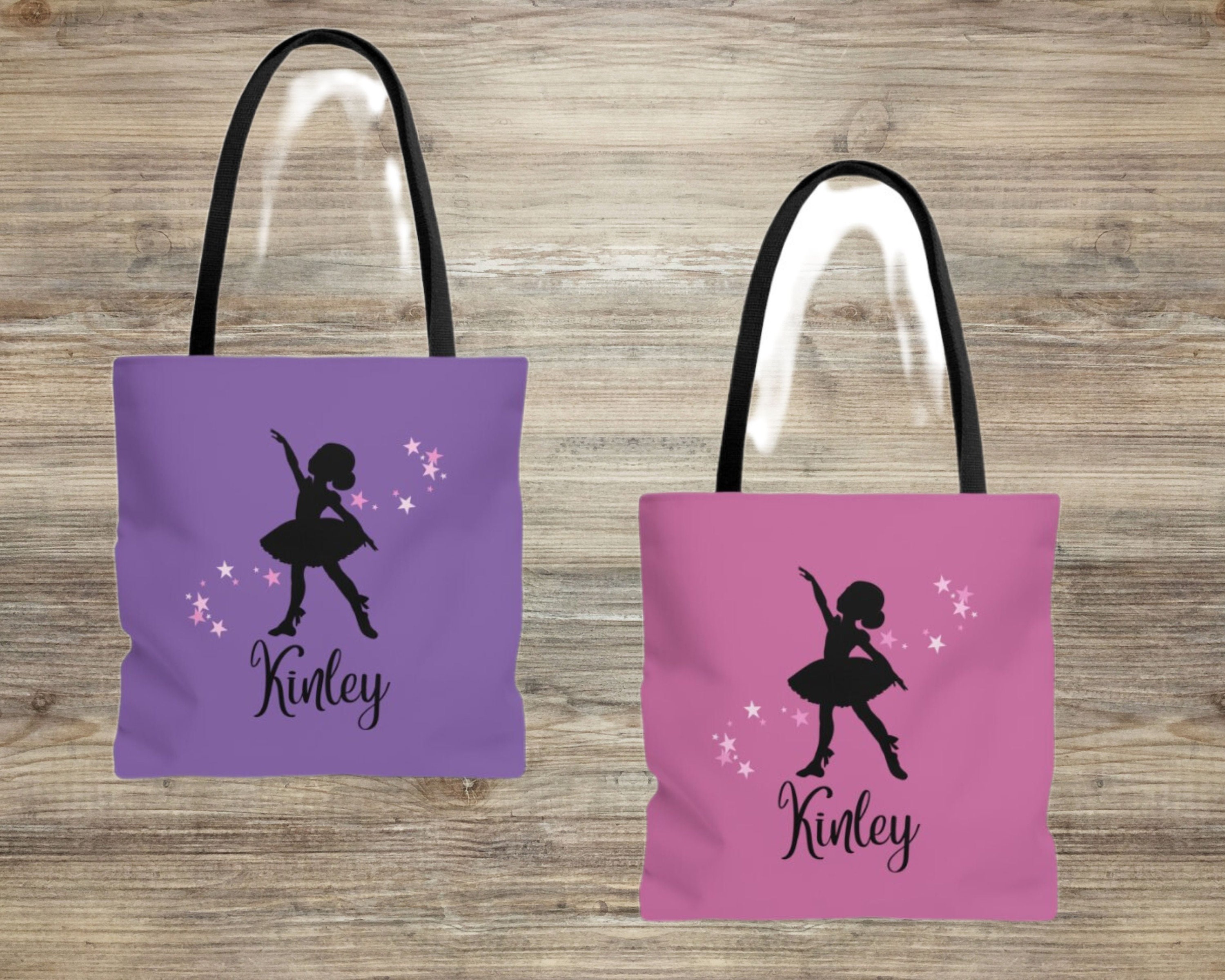 Personalized Ballerina Tote Bag, Custom Ballerina Tote, Custom Ballet ...