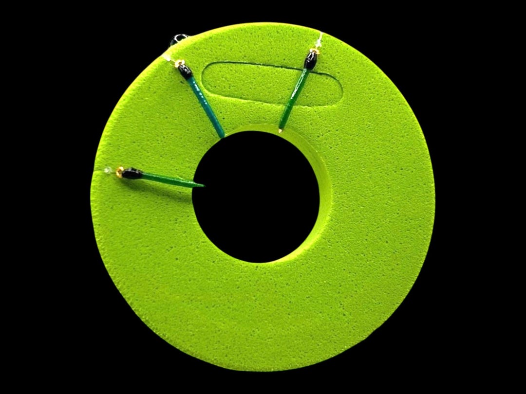 Very Effective Hegene [green Glow] Stucki - 3 Hooks - Whitefish Fishing ...