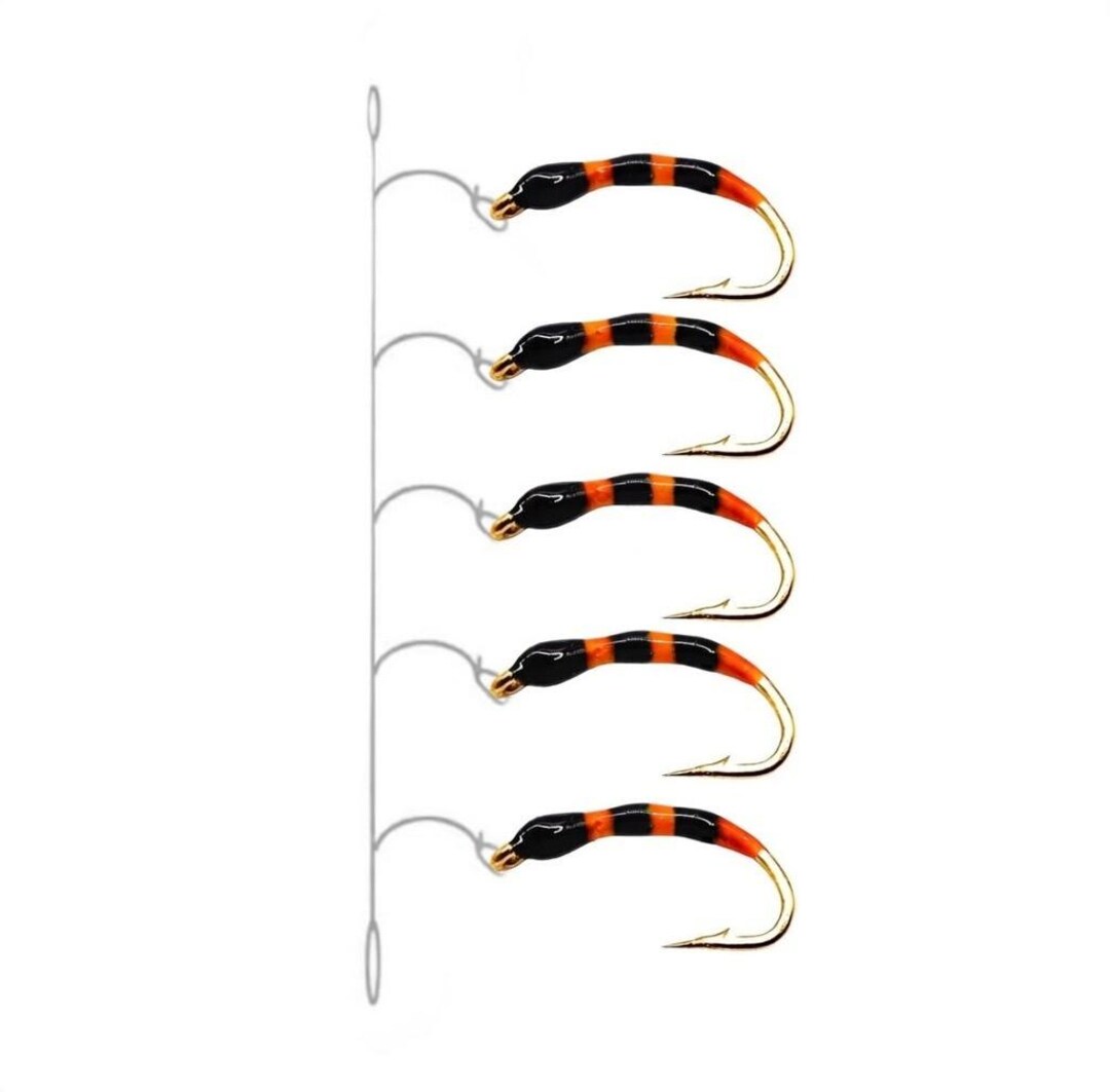 Highly Effective Orange/black "triple Dot" Rig, Sizes 12-16, for ...