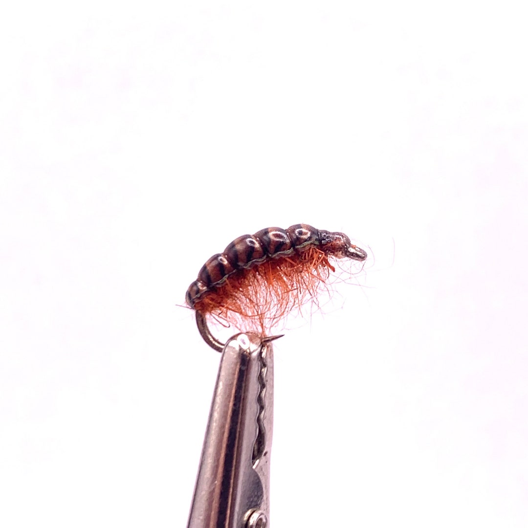 Scud realistic CRAYFISH Fly Fishing Nymphs brown/oxide Fishing Lures ...