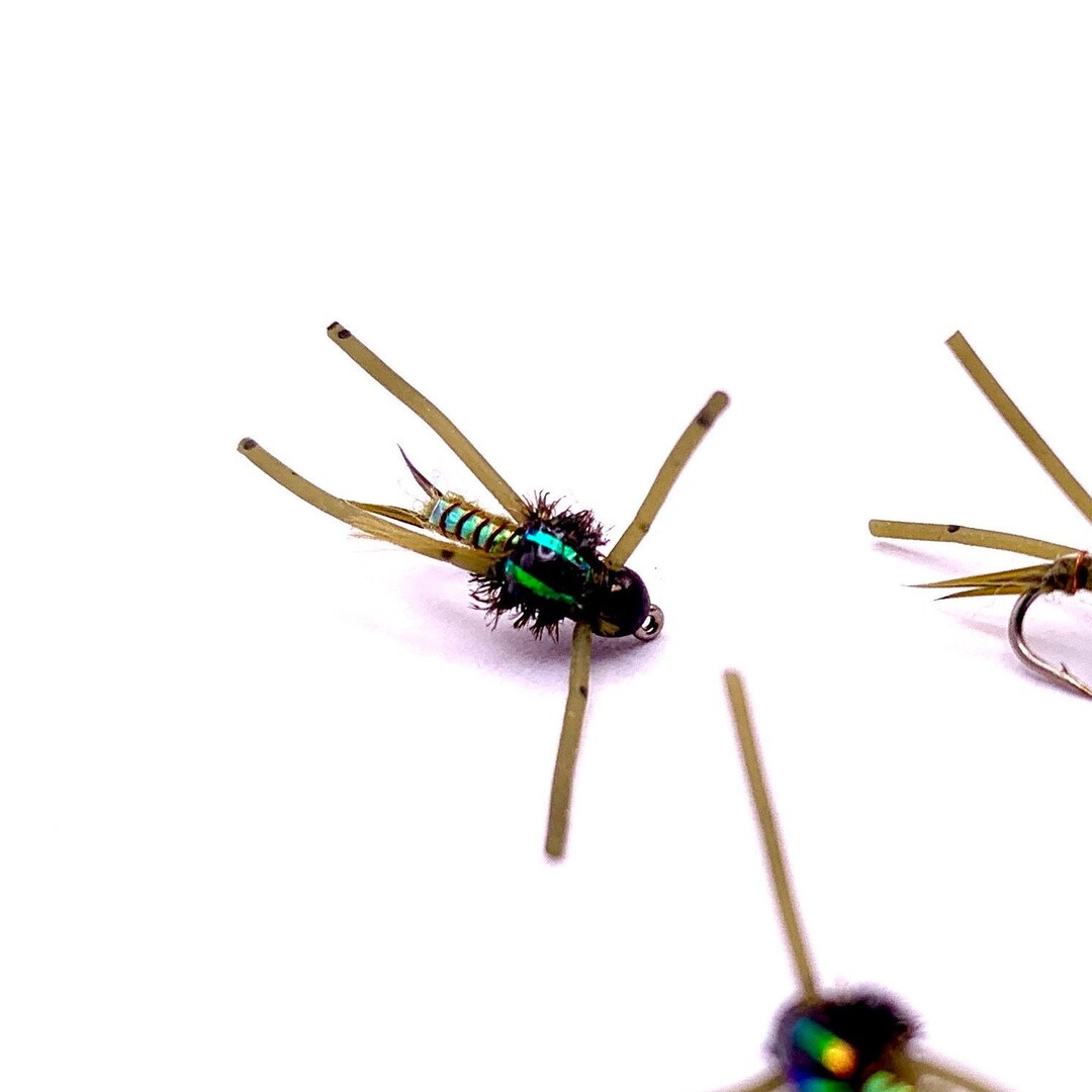 3 Pieces Rubberleg Stonefly Nymphs Size 16 Fly Fishing Fishing Lure ...