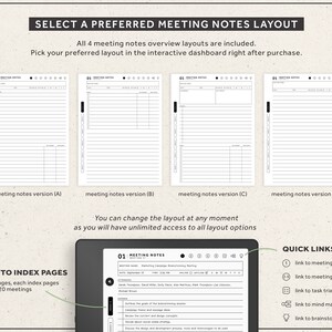 Kindle Scribe Meeting Notes Template, Meeting Book, Kindle Scribe ...