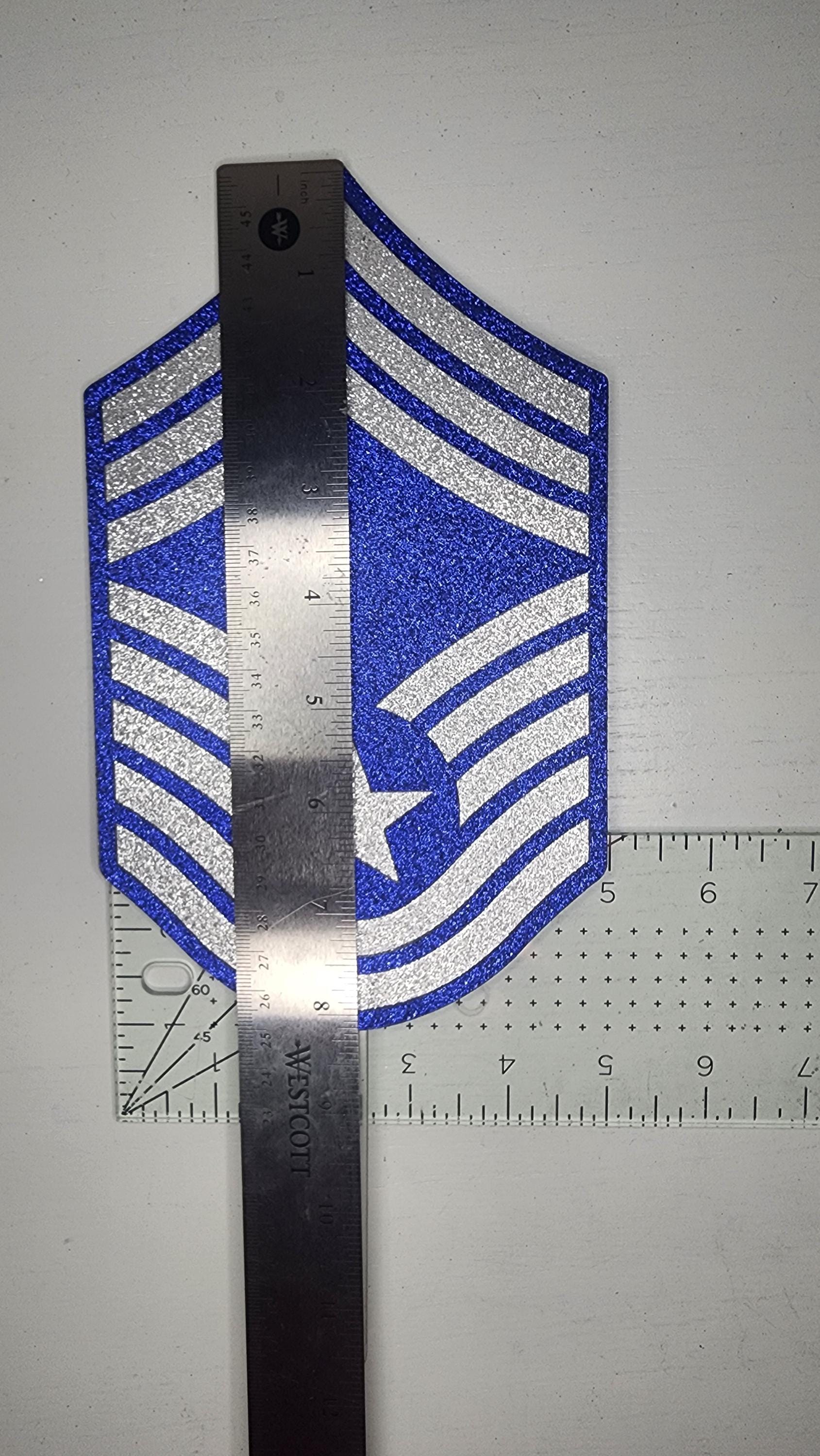 Air Force Enlisted Rank Cake Topper, Glitter Confetti, Double Sided ...