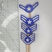 Air Force Enlisted Rank Cupcake Topper, USAF Decoration, Double Sided ...