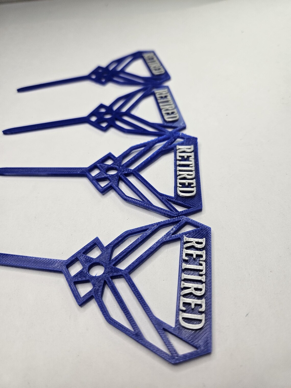 Air Force Retirement Cupcake Toppers, Air Force Wings, 3D Printed ...