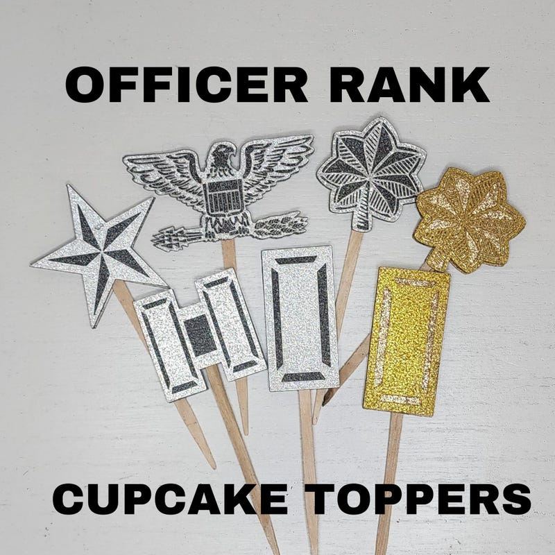 Army Cupcake Toppers - Etsy