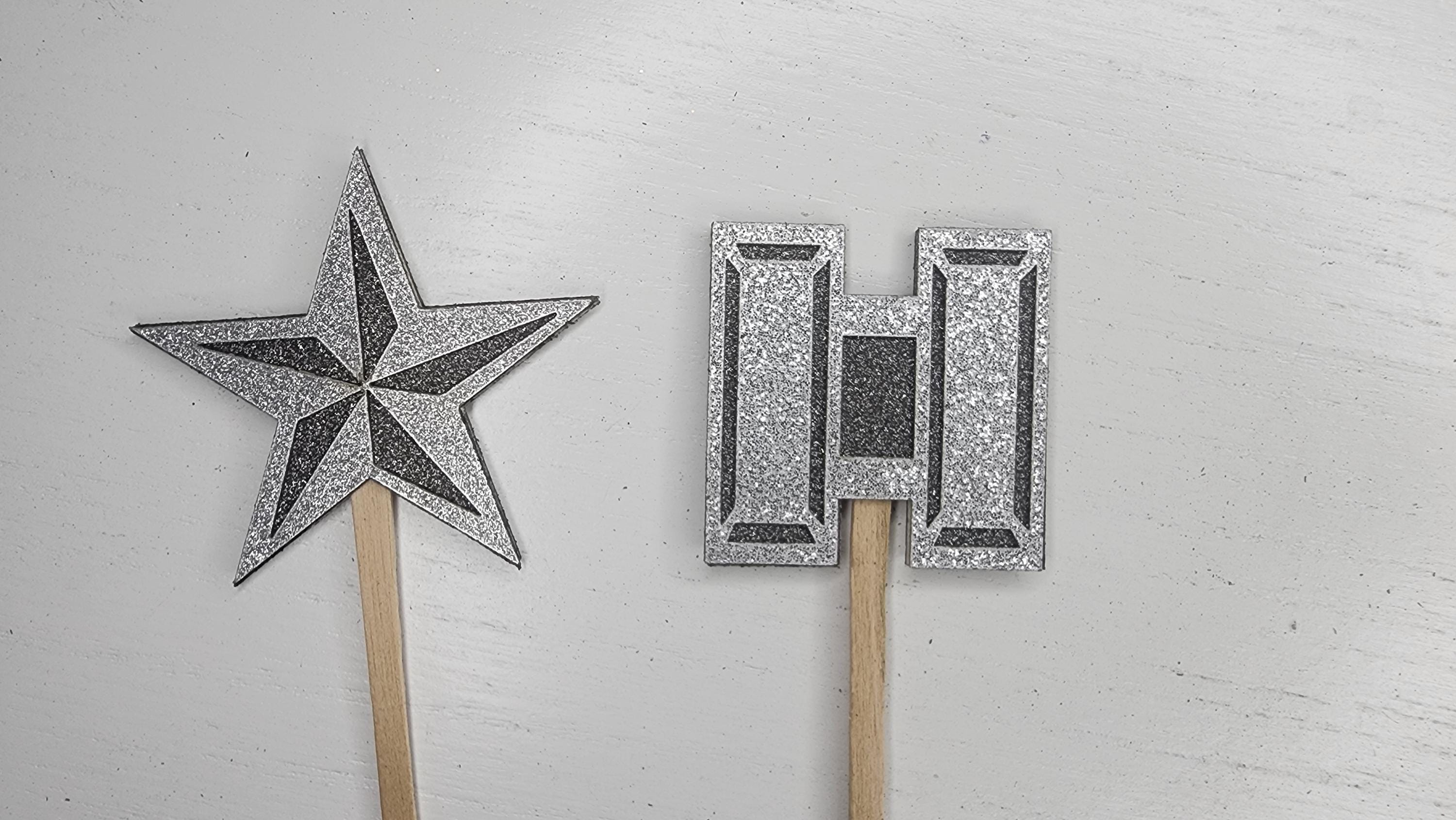 Officer Rank Insignia Cupcake Topper, Confetti, Double Sided, Veteran ...