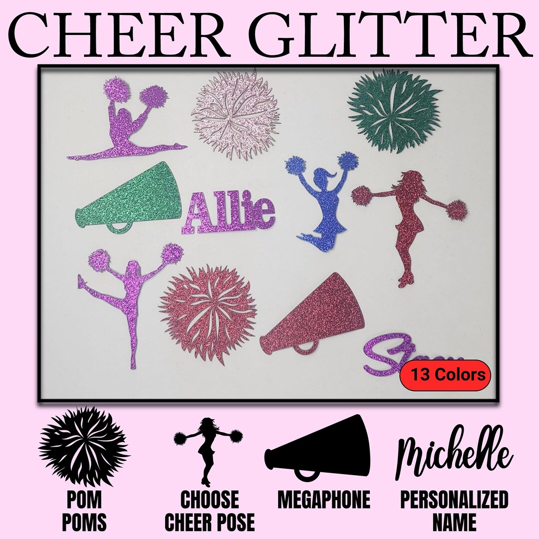 Cheer Glitter Confetti, Cheer Table Topper, Cheer Table Decoration, 40x ...