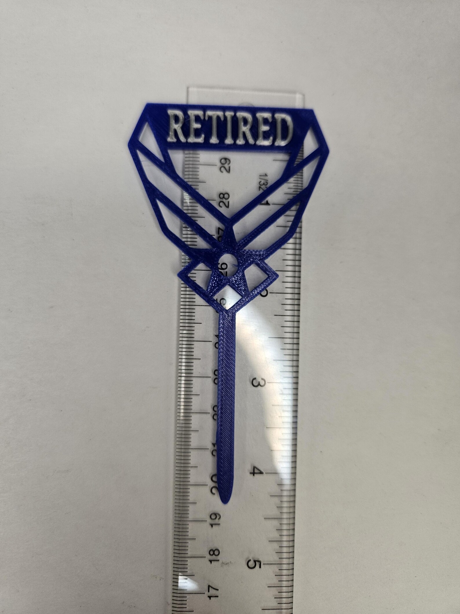 Air Force Retirement Cupcake Toppers, Air Force Wings, 3D Printed ...