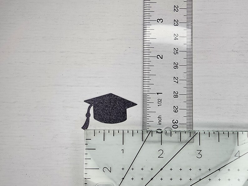 Graduation Cap Shaped Glitter Graduation Hat, Double Sided, 13 Colors ...