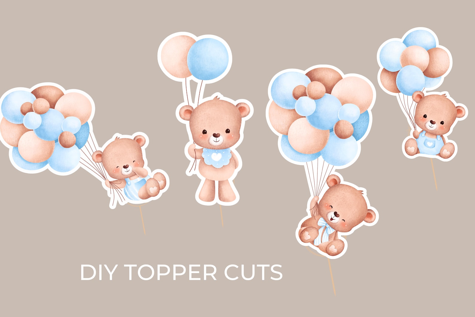 100 Teddy Bear Themed Baby Shower Printable Bundle editable - Etsy
