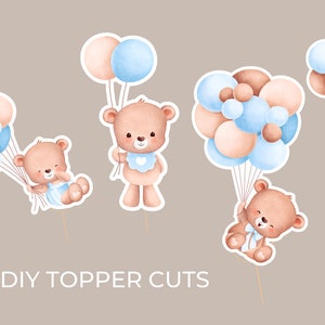 100 Teddy Bear Themed Baby Shower Printable Bundle editable - Etsy