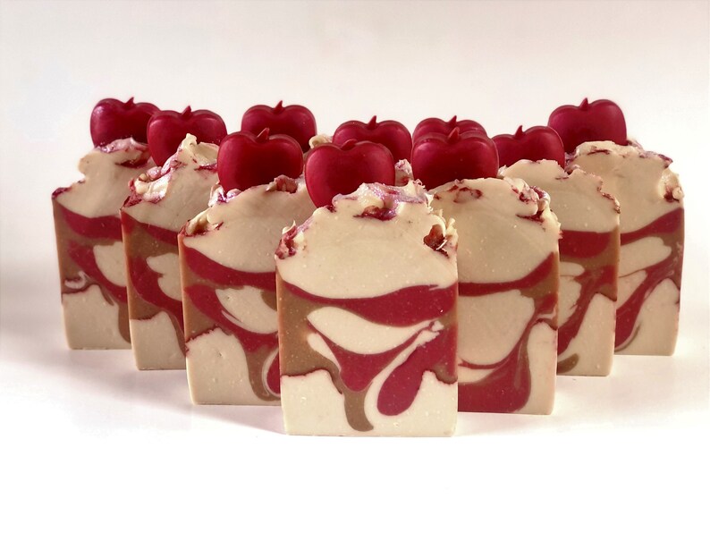 Candied Apple Soap Bar Soap Made With Shea Butter, Bar Soap With Apple ...