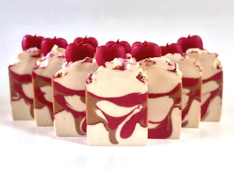 Candied Apple Soap Bar Soap Made With Shea Butter, Bar Soap With Apple ...