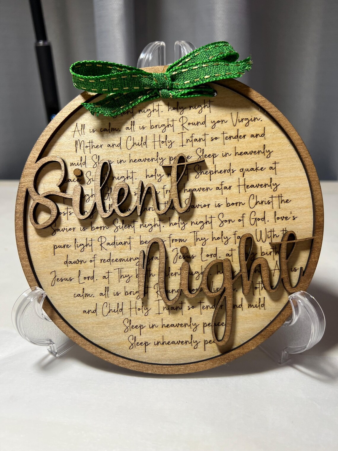 Silent Night Wall Sign - Etsy