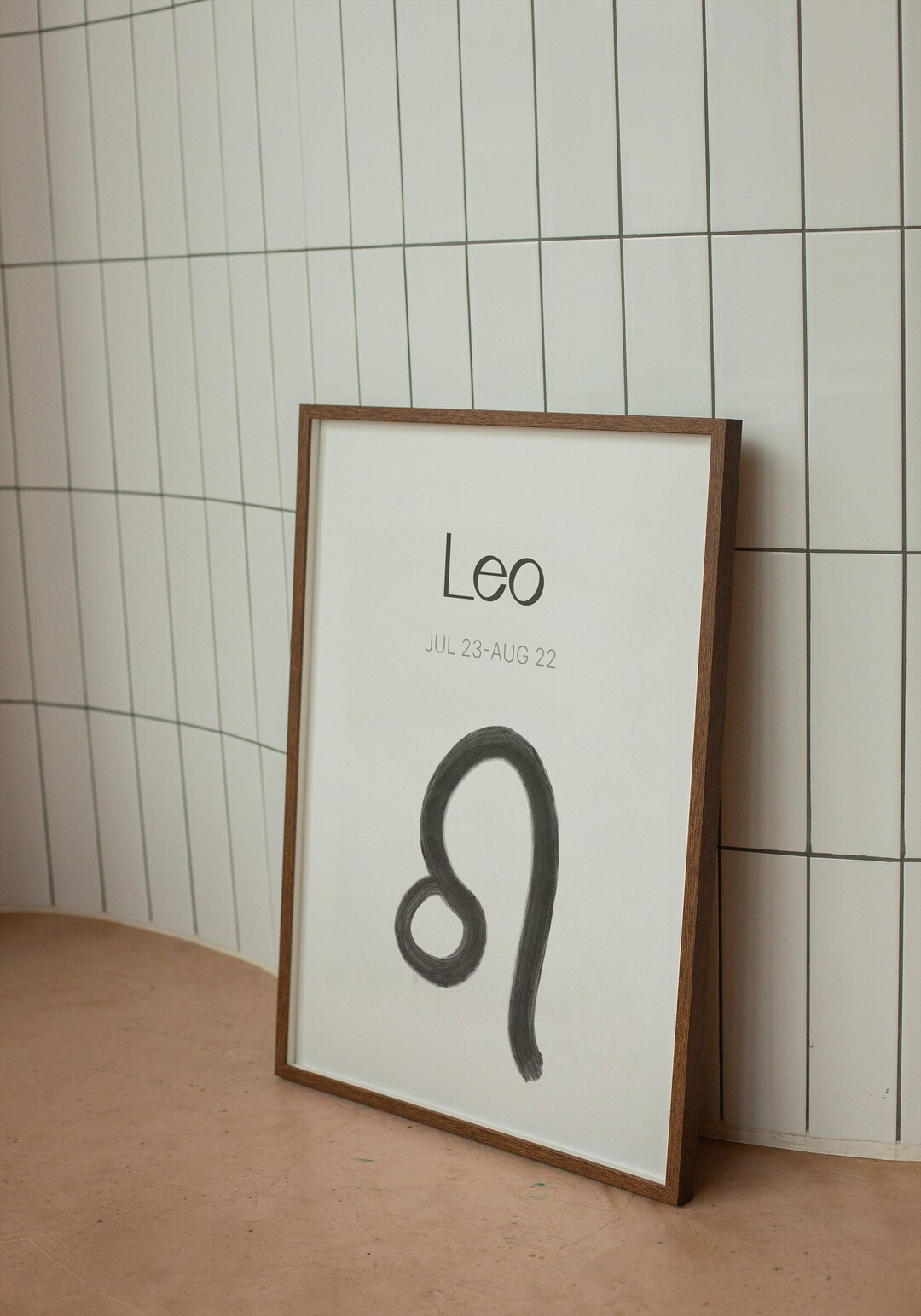 LEO Star Sign Zodiac Art Printable Instant Download Print - Etsy