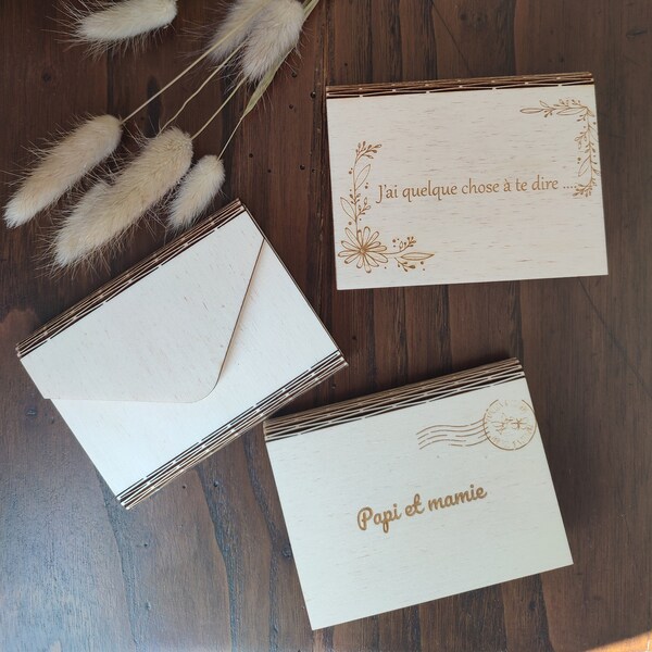 Wooden Envelope - Etsy