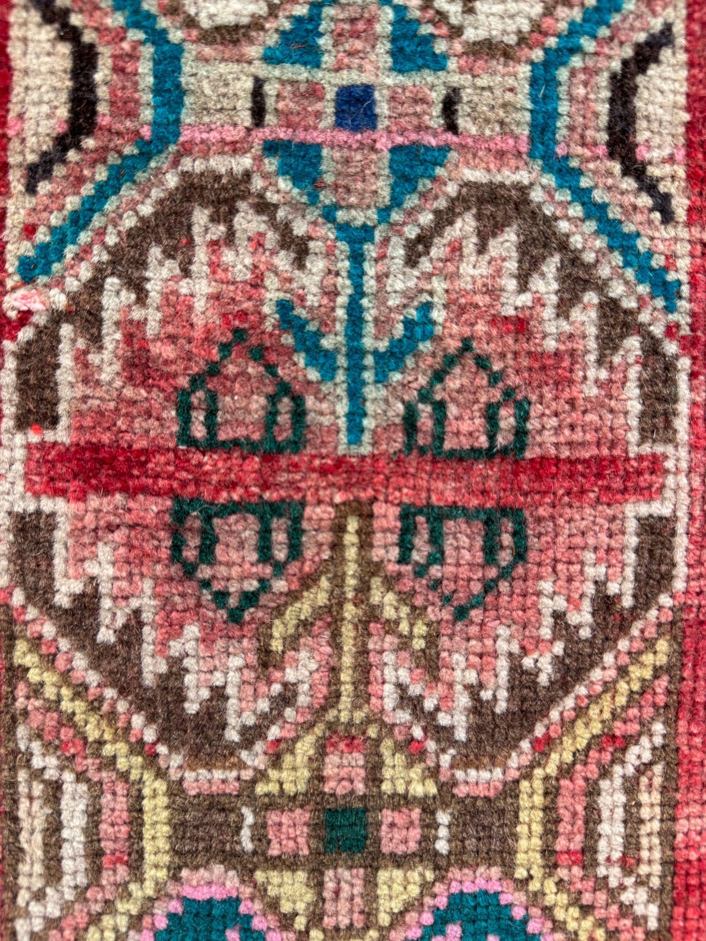 3x5 Colorful Vintage Rug, 3x5 Turkish Bohemian Rug, 3x5 Vintage Soft ...