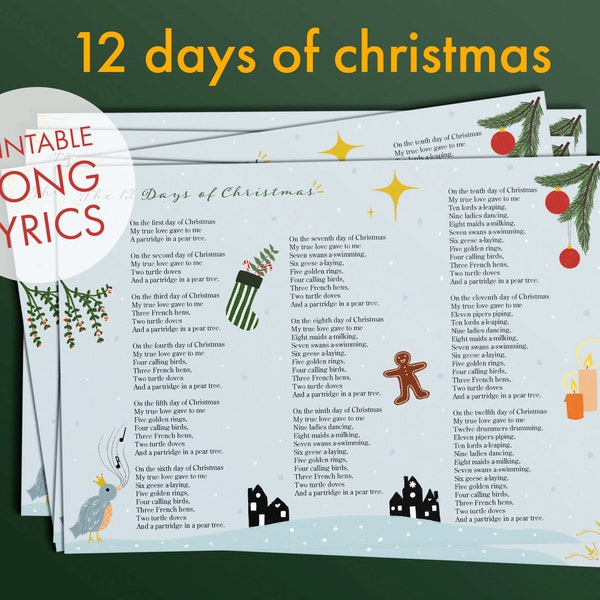 Lyrics of a Song - Etsy