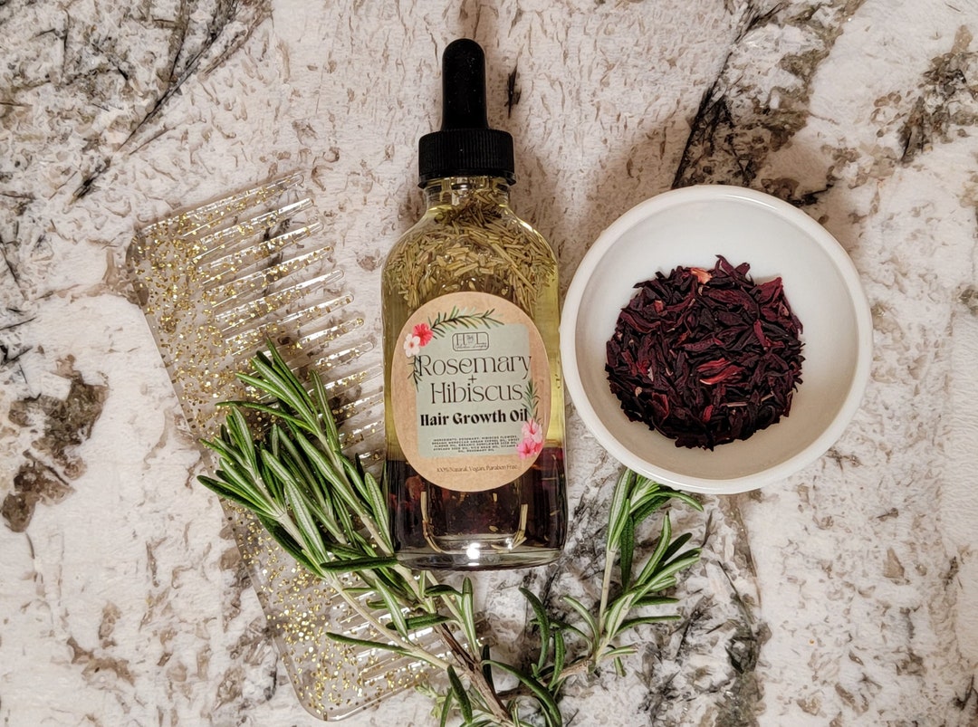 Hair Growth Oil, Rosemary and Hibiscus Hair Oil, Extreme Hair Growth ...