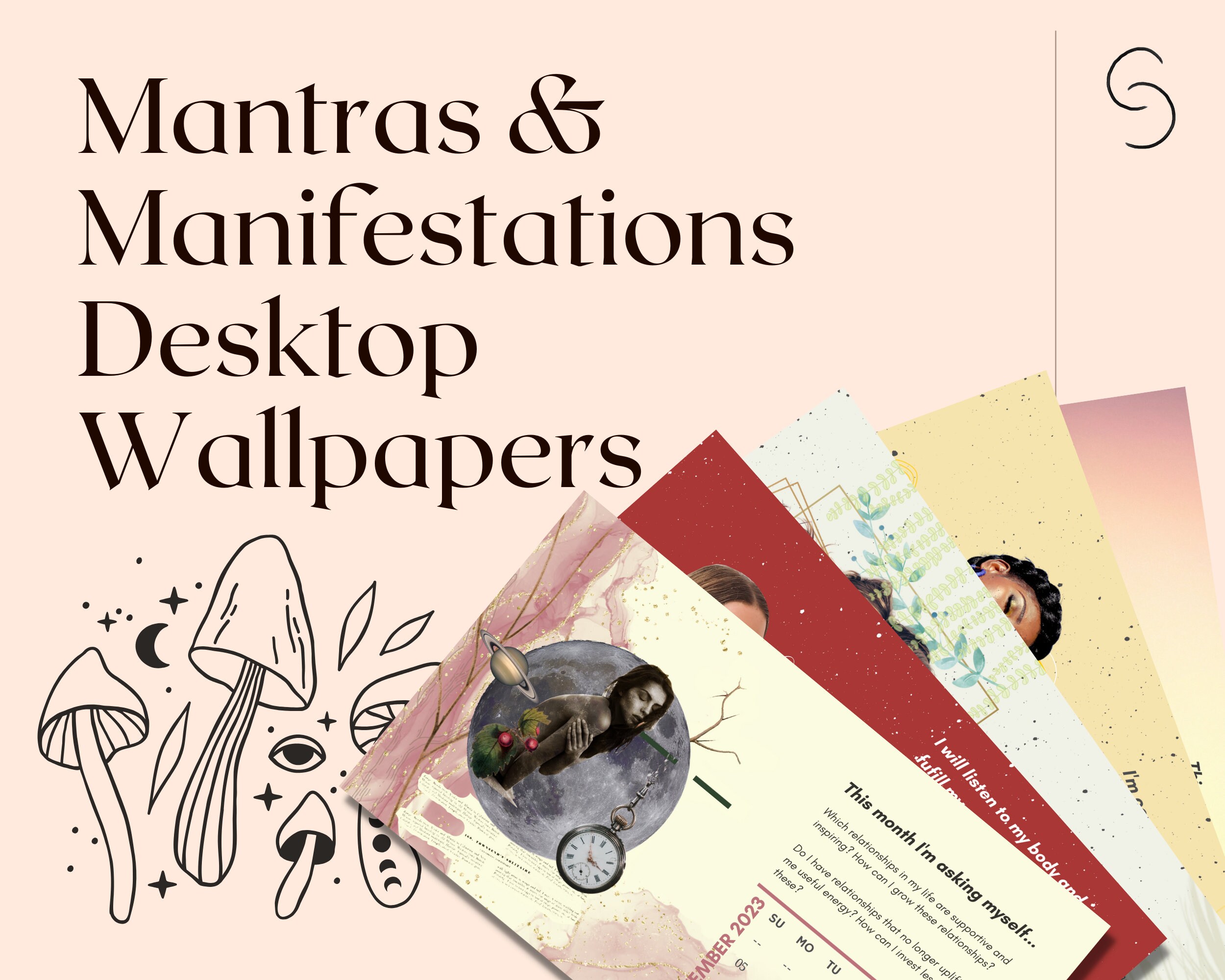 Desktop Wallpaper, Digital Desktop Organizer, Desktop Background ...