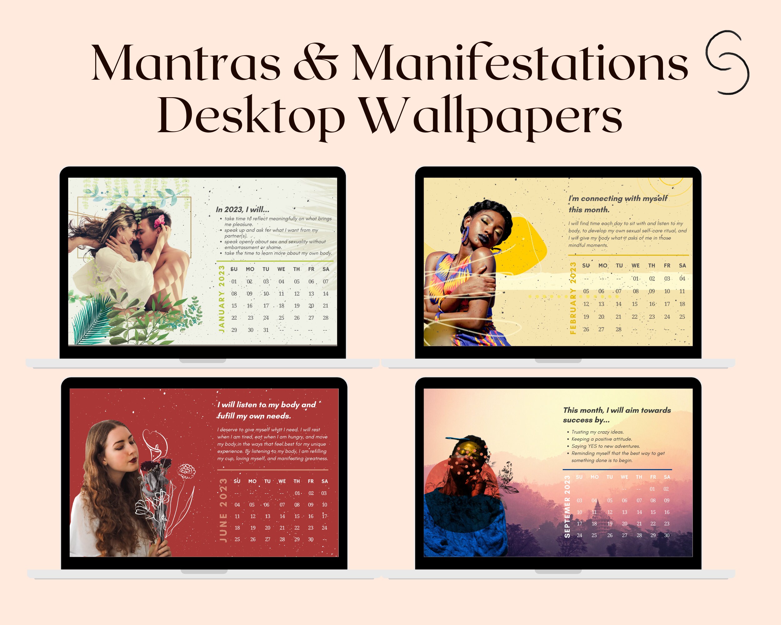 Desktop Wallpaper, Digital Desktop Organizer, Desktop Background ...