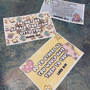 Back to School Bible Verse Notes | Encouraging Christian Lunchbox ...