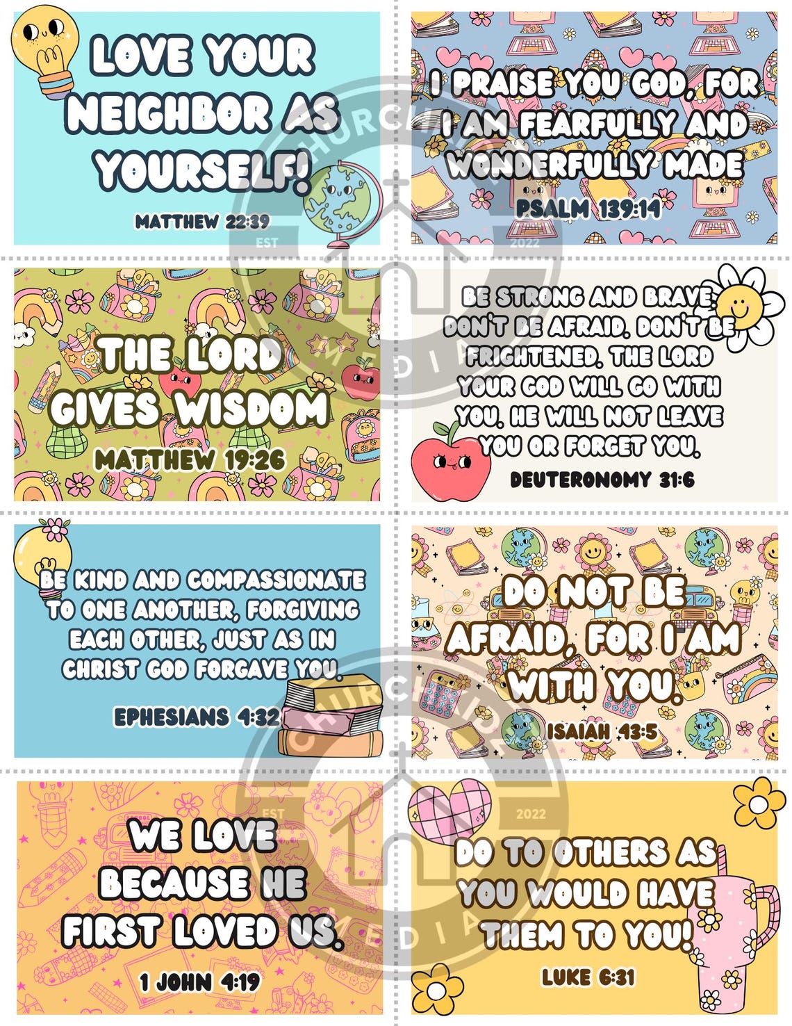 Back to School Bible Verse Notes | Encouraging Christian Lunchbox ...