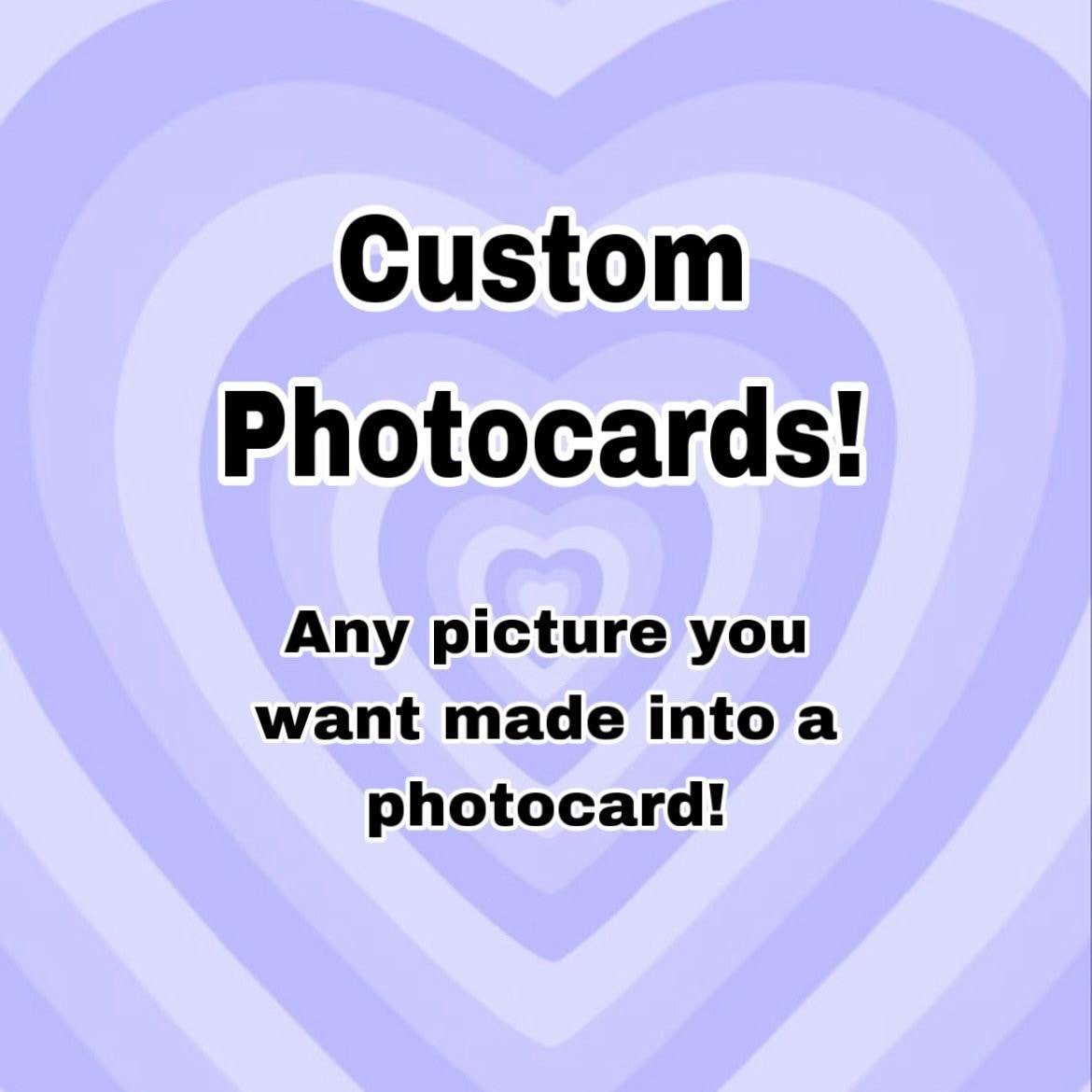 Custom Photocards - Etsy