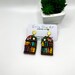 Miniature Bookshelf Earrings, Library Mini Shelf Earrings, Literary ...