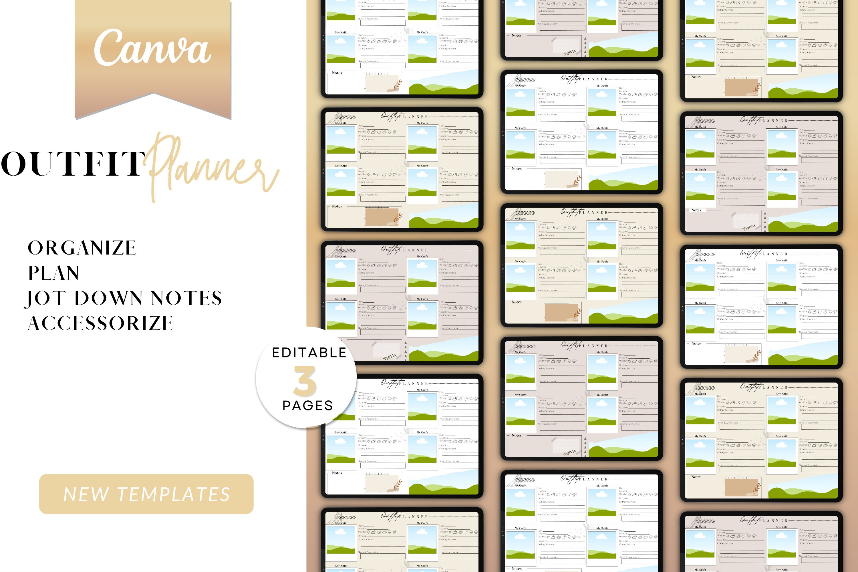 Digital Outfit Planner | Outfit Planner | Wardrobe Planner |outfit ...