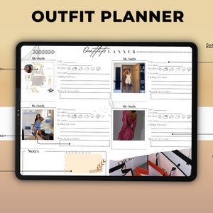 Digital Outfit Planner | Outfit Planner | Wardrobe Planner |outfit ...