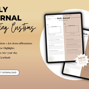 Five Minute Journal | Digital Morning Journal | Digital Evening Journal ...