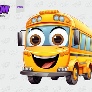 School Bus Bundle PNG Clipart PNG Digital Download - Etsy