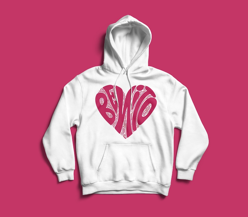 Retro Benito Valentine Heart Svg, Valentin Sin Ti Embroidery SVG, Bad ...