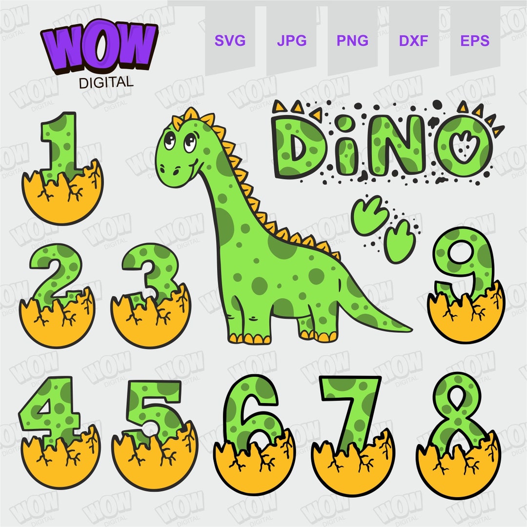 Baby Dino Svg Bundle for Cricut Dinosaur Egg Svg Dinosaur - Etsy
