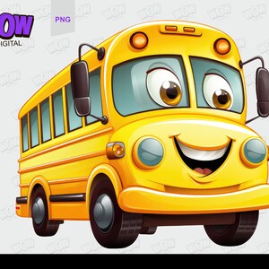 School Bus Bundle PNG Clipart PNG Digital Download - Etsy