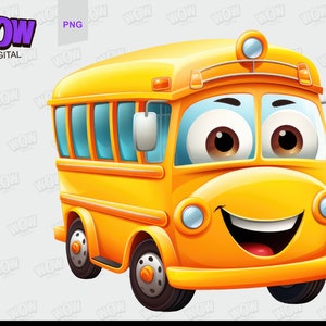School Bus Bundle PNG Clipart PNG Digital Download - Etsy