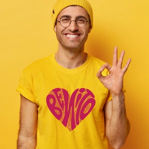 Retro Benito Valentine Heart Svg, Valentin Sin Ti Embroidery SVG, Bad ...