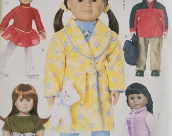 Butterick 18 Doll Clothes Sewing Pattern 5452 - Etsy