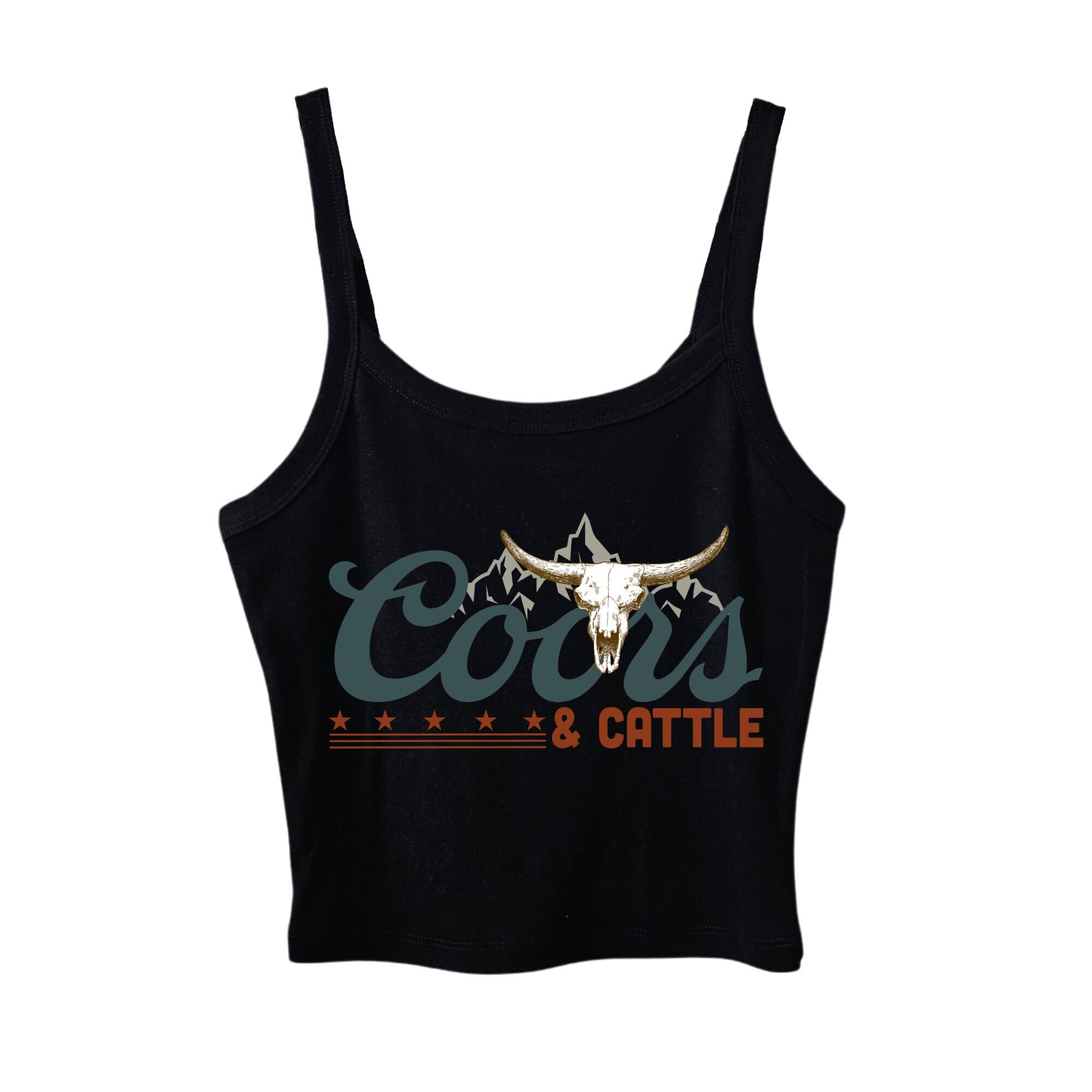 Vintage Crop Tank, Country Cowgirl Shirt, Western Crop Top, Rodeo T ...