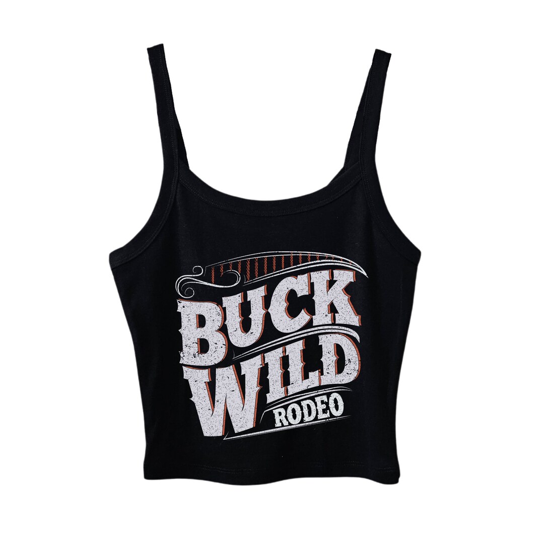 Buck Wild Crop Tank, Country Cowgirl Shirt, Western Crop Top, Rodeo T ...