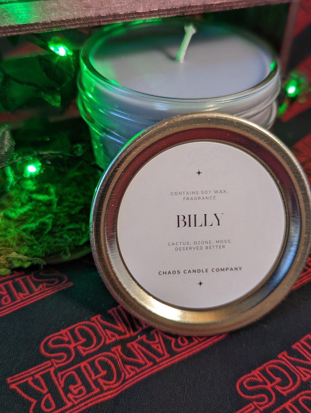 Billy Candle, Billy Hargrove, Fandom Candle, Fandom, Character Inspired ...