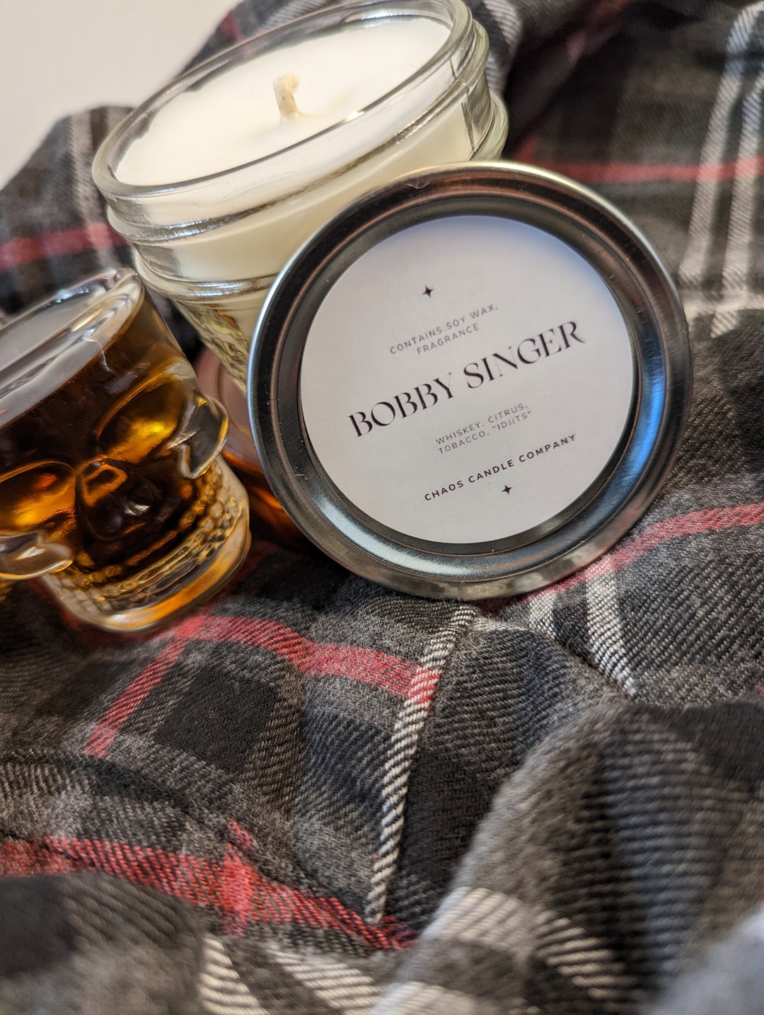 Bobby Singer Candle, Supernatural Candle, Fandom Candle, Bobby Singer ...
