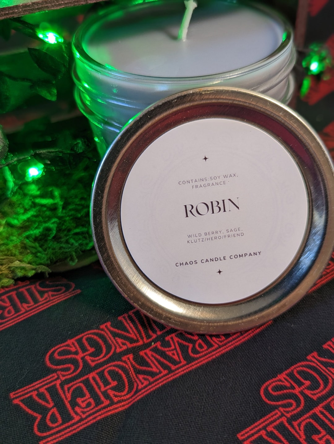 Robin Buckley Candle: Wild Berry Sage Scented Fan Candle - Etsy