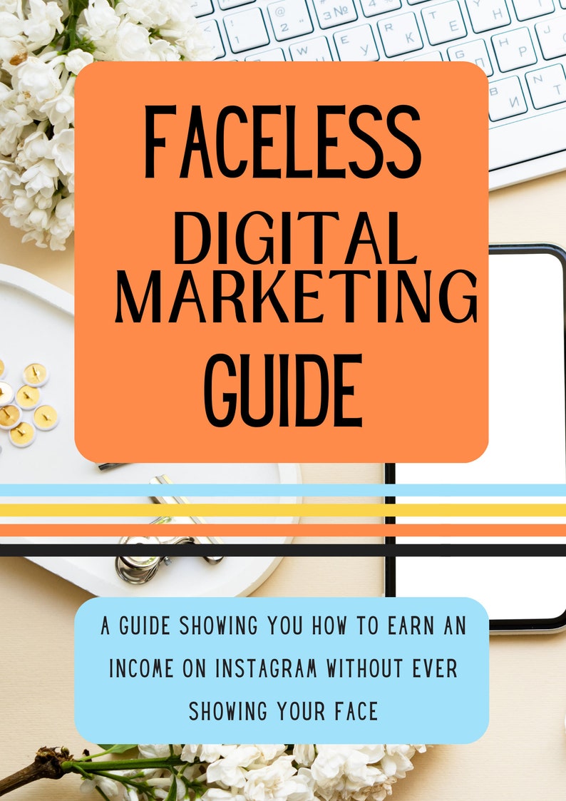 Faceless Digital Marketing Guide - Etsy