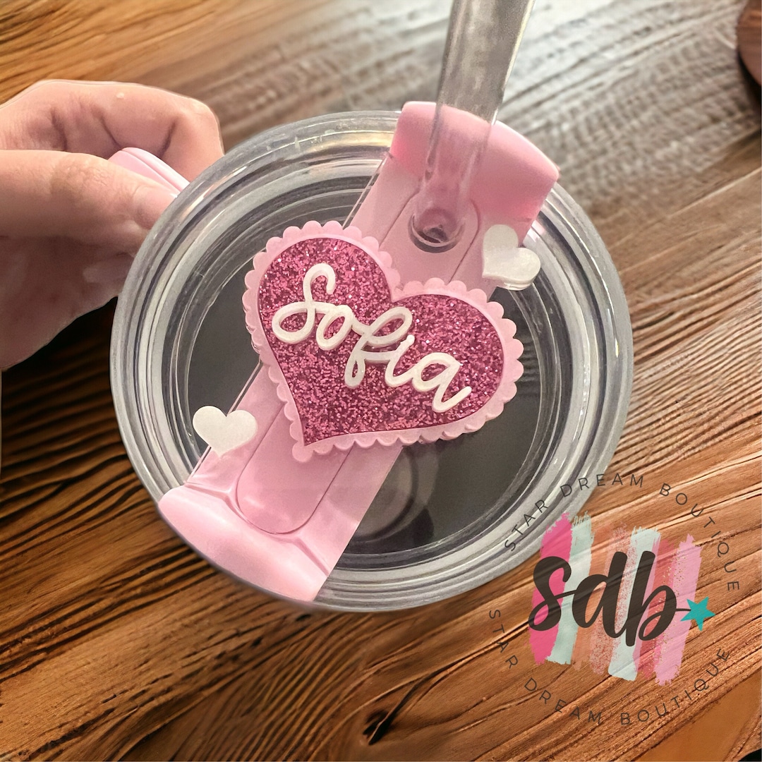 Stanley Heart Tumbler Tag| Heart|love| Plate 14oz, 20oz, 30oz and 40oz ...