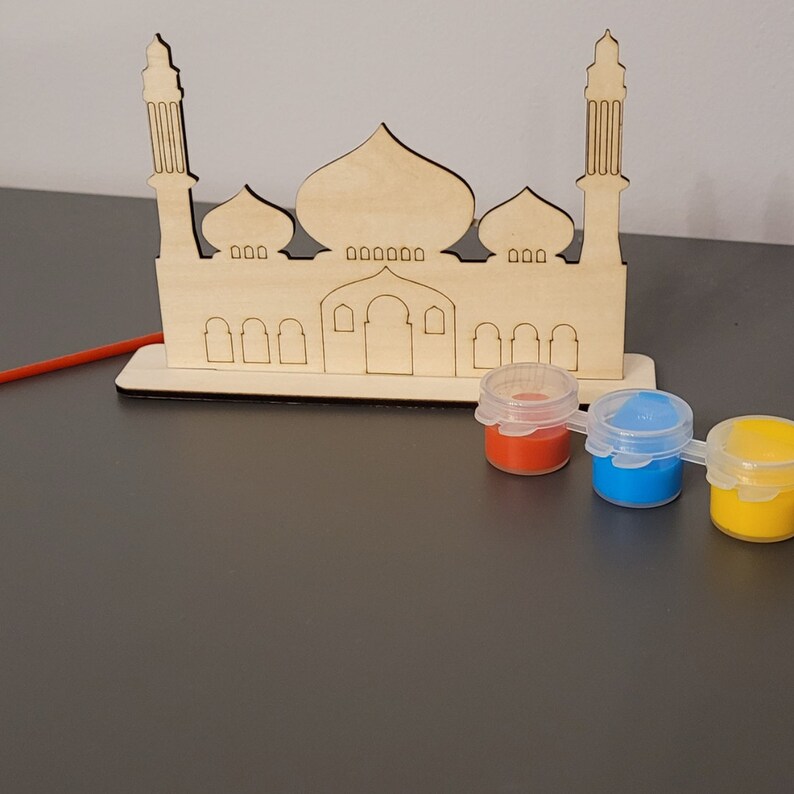 DIY Ramadan Decor | Paint-it-yourself Kit | Masjid Painting Kit for ...