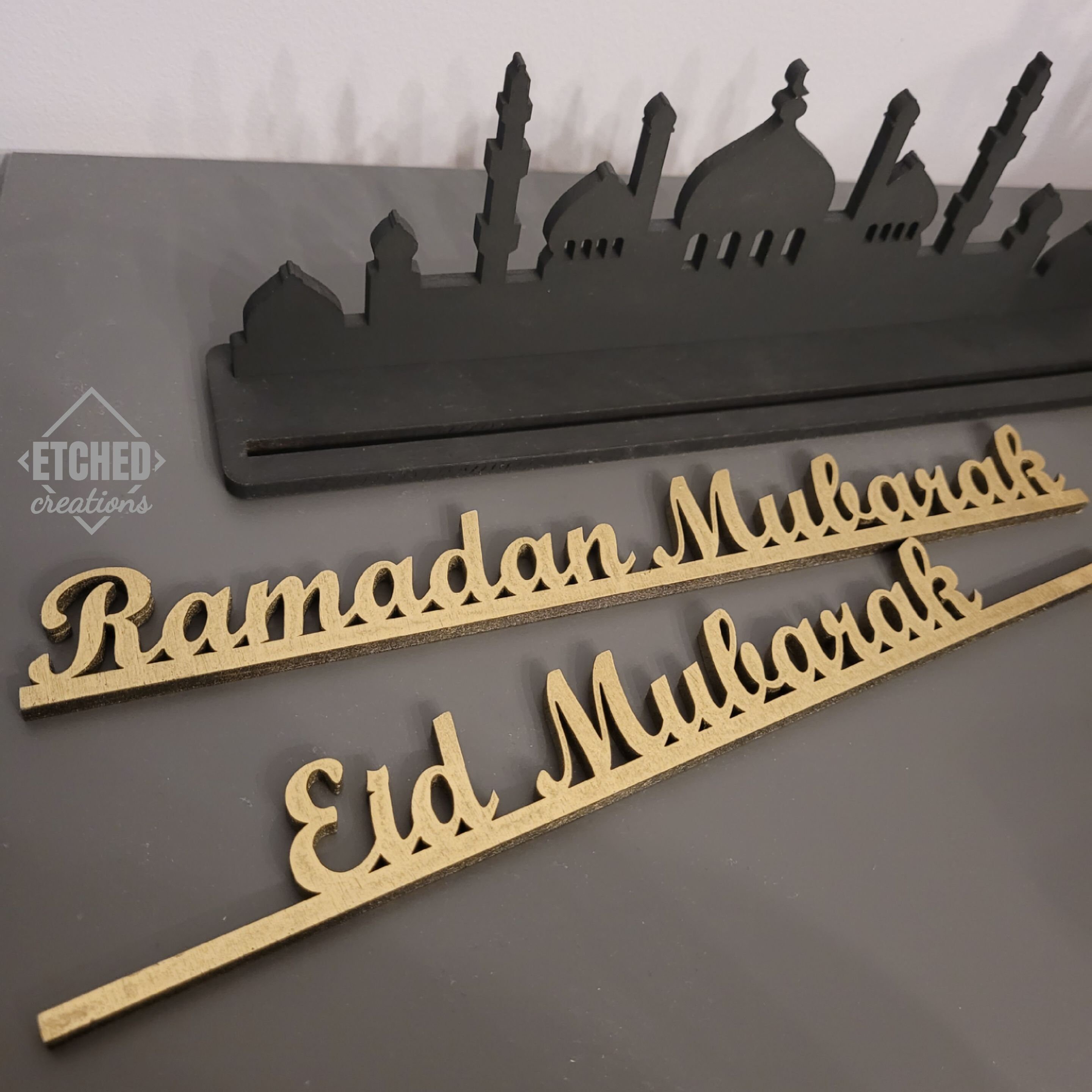 Ramadan Mubarak | Ramadan Table Top Decor | Ramadan Mubark Masjid Decor ...