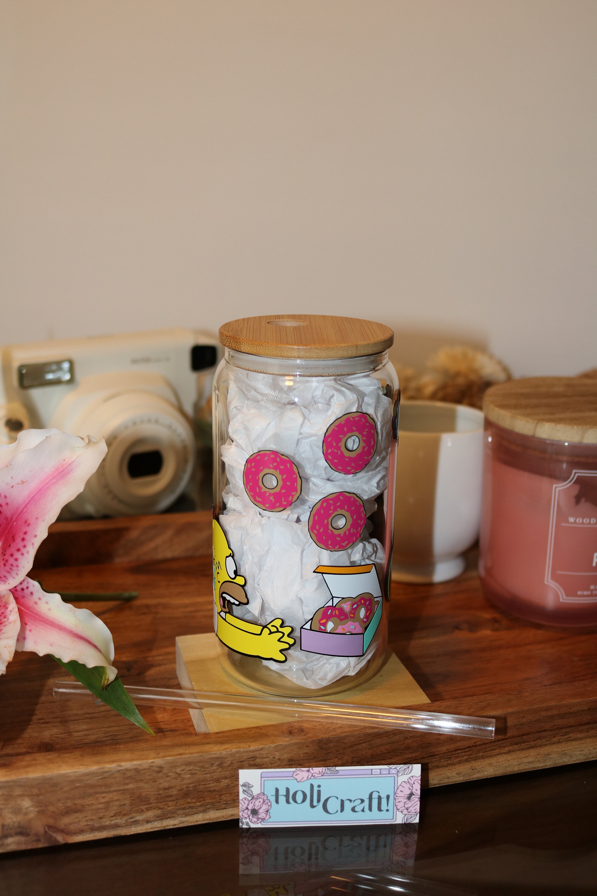 The Simpsons Inspired Glass Cup | 16oz - Etsy